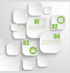 Stair ladder mind map isometric infographic Vector Image