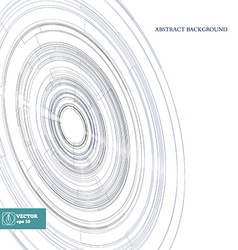 Abstract technology circles geometric logo Vector Image