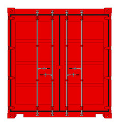 Container cargo port export import shipping Vector Image