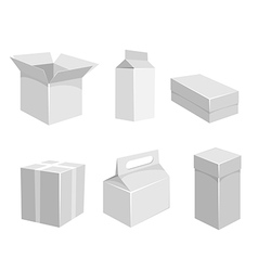 Diamond shape box packaging die cut template Vector Image