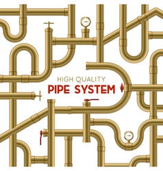 Pipe system background Royalty Free Vector Image