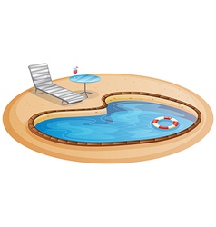 A swimming pool Royalty Free Vector Image - VectorStock