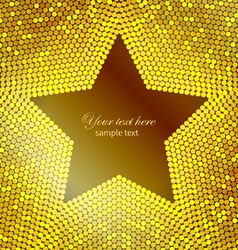 Abstract gold explosion Royalty Free Vector Image