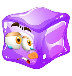 An ice cube Royalty Free Vector Image - VectorStock