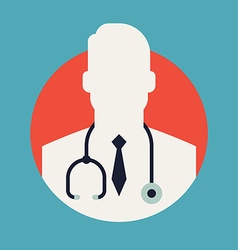 Medical clinic staff flat icons Royalty Free Vector Image