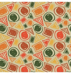 Abstract geometric triangle seamless pattern Vector Image