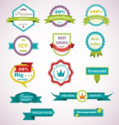 Set labels concept Royalty Free Vector Image - VectorStock