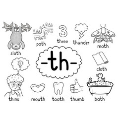 Oi digraph spelling rule educational poster Vector Image