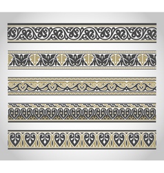Decorative vintage borders Royalty Free Vector Image