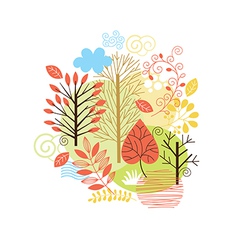 Autumn leaf fall Royalty Free Vector Image - VectorStock
