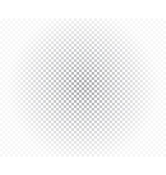 Empty white round plate on transparent background Vector Image