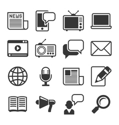 School and education icons set on white background