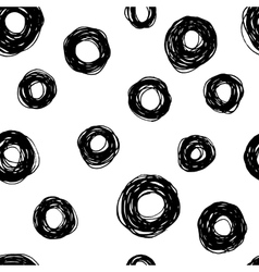 Abstract seamless pattern with hand drawn shapes Vector Image