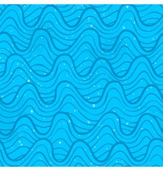 Seamless pattern with ocean waves Royalty Free Vector Image
