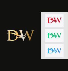 Water wave js logo swoosh letter js logo design Vector Image