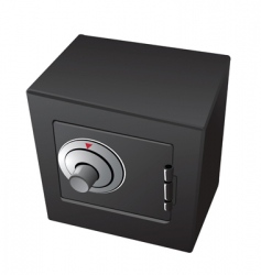 Safe vault dial Royalty Free Vector Image - VectorStock