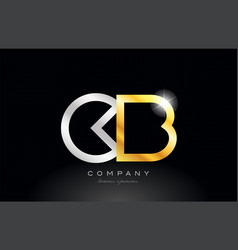 Yellow gold alphabet letter c logo company icon Vector Image