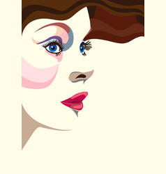 Beautiful woman design Royalty Free Vector Image