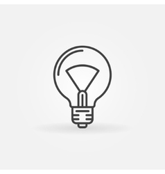 Light bulb line icon Royalty Free Vector Image