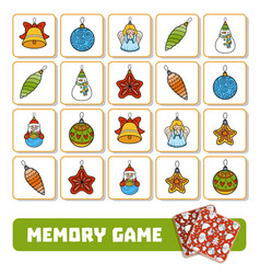 Memory game for children cards with zoo animals Vector Image