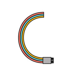 Computer wire technology Royalty Free Vector Image