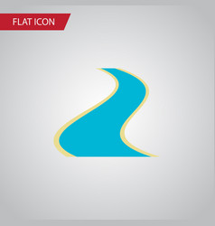 Isolated fountain isometric park decoration Vector Image