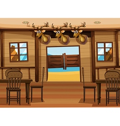 Saloon Royalty Free Vector Image - VectorStock