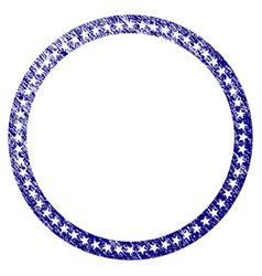 Star circle frame template Royalty Free Vector Image