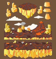 Isometric game map template Royalty Free Vector Image