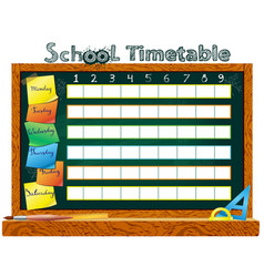 School bus frame Royalty Free Vector Image - VectorStock