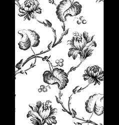 12 abstract hand-drawn floral seamless pattern Vector Image