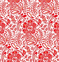 Traditional russian seamless pattern frame Vector Image