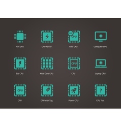 Big set of isometric electronic components Vector Image