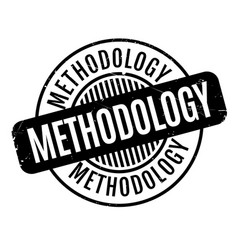 Methodology rubber stamp Royalty Free Vector Image