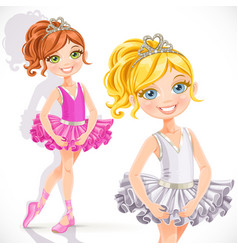 Cute little ballerina Royalty Free Vector Image