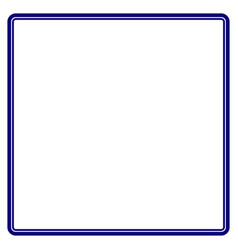 Rounded rectangle frame template Royalty Free Vector Image