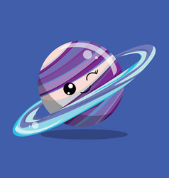 Solar system planets smiley venus 02 Royalty Free Vector