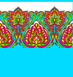 Indian ethnic seamless pattern Royalty Free Vector Image