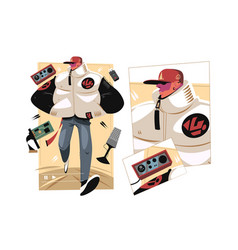 Koala rap Royalty Free Vector Image - VectorStock