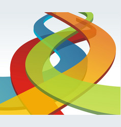 Abstract background with colorful music notes Vector Image