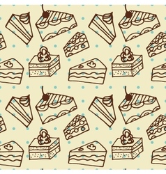 Fruits seamless pattern hand drawn Royalty Free Vector Image