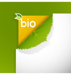 Bio sign Royalty Free Vector Image - VectorStock
