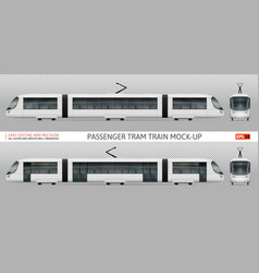 Trains subways and metro railway transport wagons Vector Image