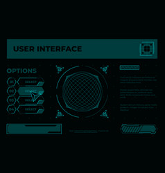 Interactive technology futuristic concept Vector Image