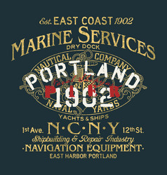 Nautical style marine sailing elements wallpaper Vector Image
