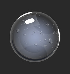 Sphere magic game icon magic orb interface Vector Image