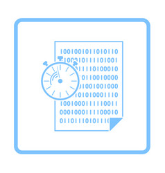 Two color streaming icon from big data concept Vector Image