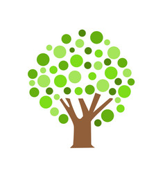 Simple tree Royalty Free Vector Image - VectorStock