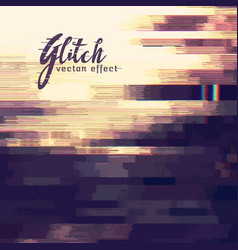 Abstract glitch background for corrupted image Vector Image