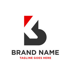 Vk letter logo design Royalty Free Vector Image